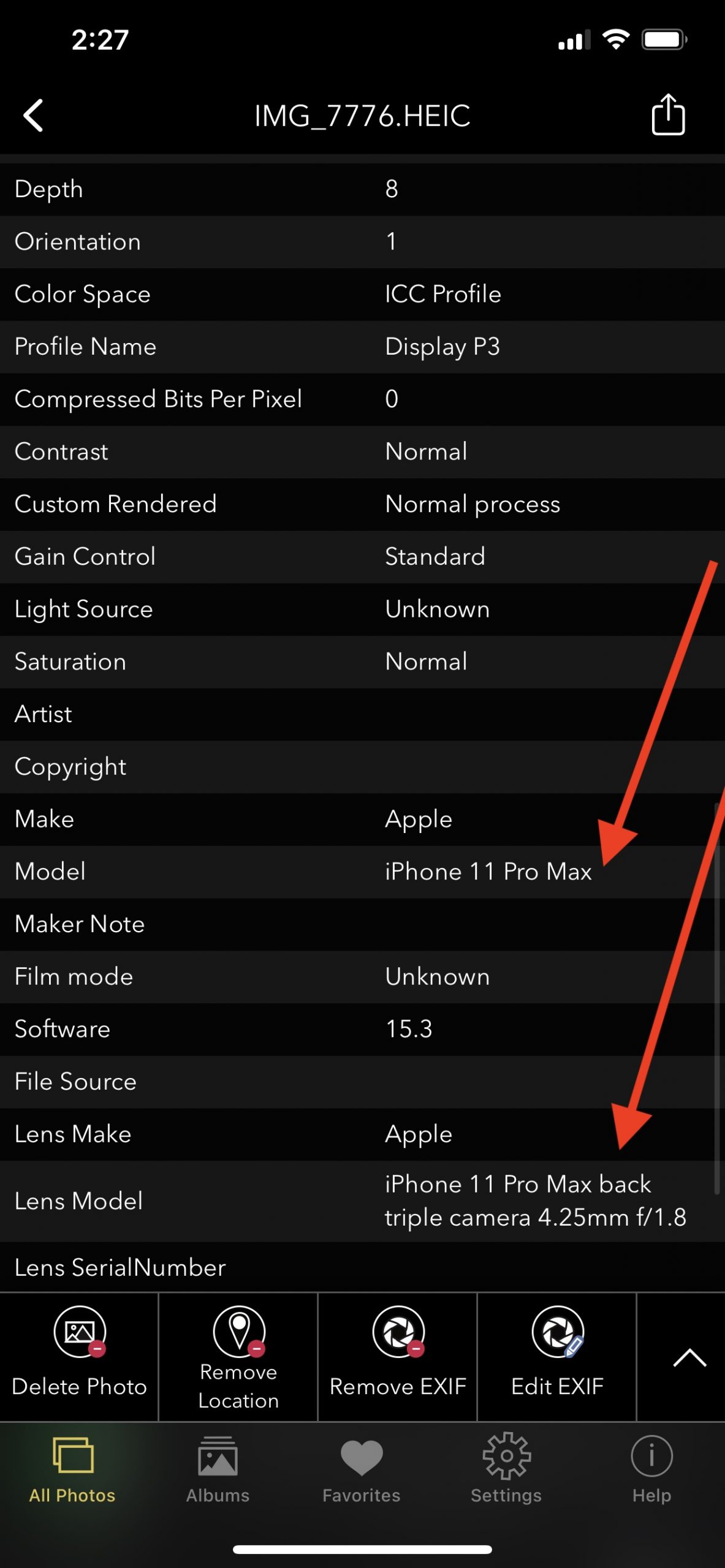 How to view Camera Model and Lens model of Photo in EXIF Metadata? - EXIF Viewer by Fluntro